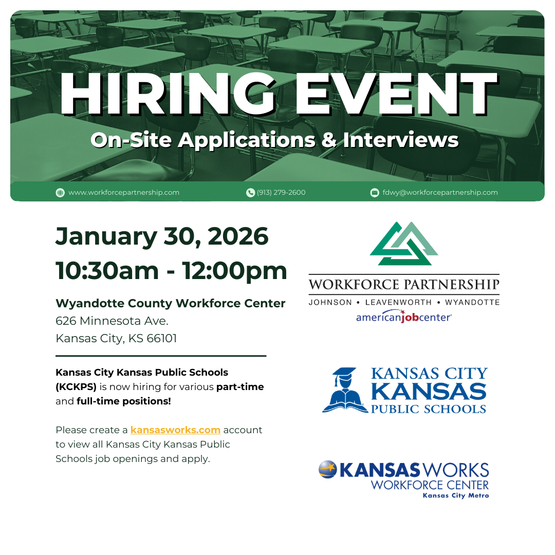 Kansas City Kansas Public Schools is now hiring! Click here to apply!